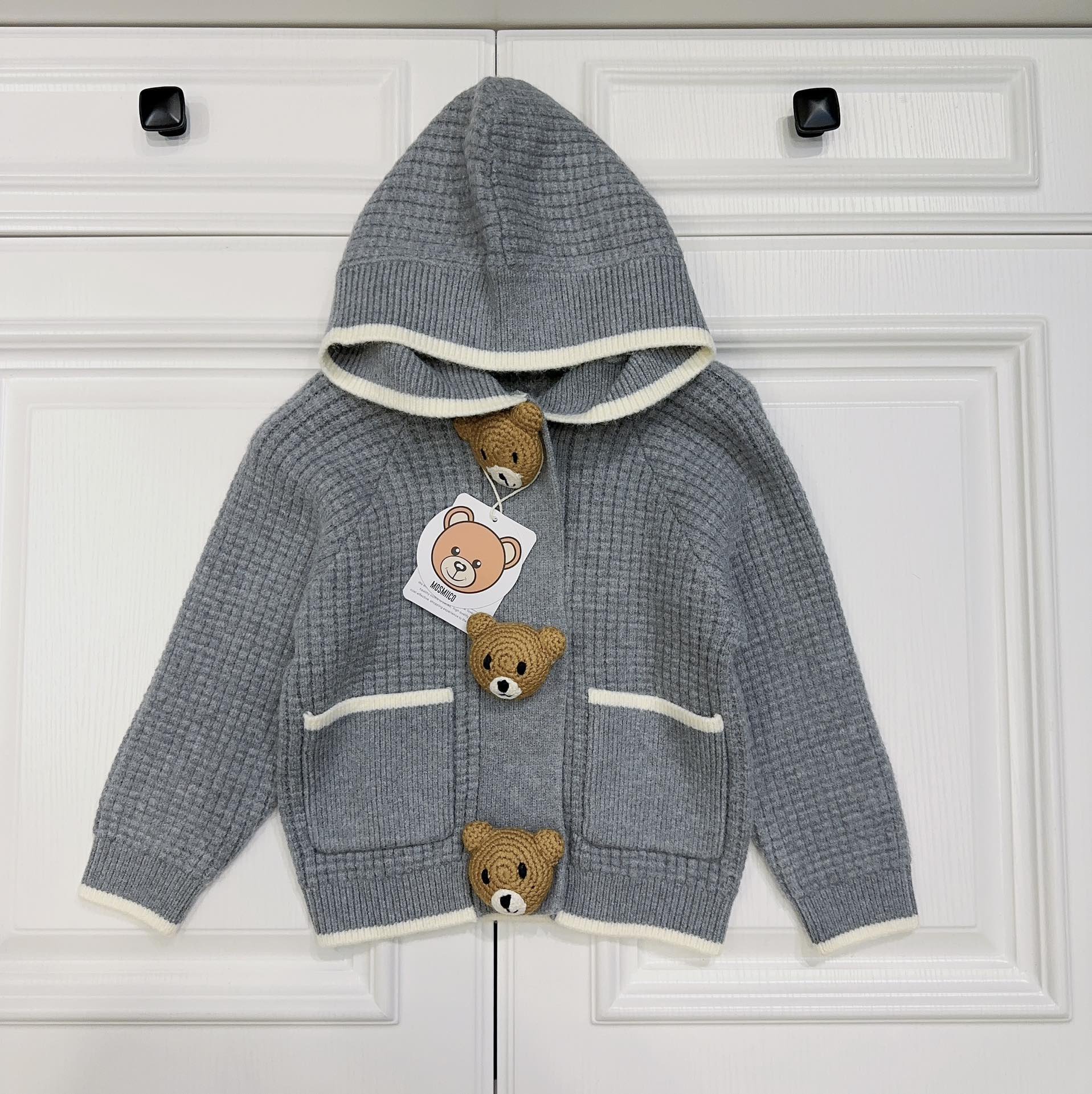 Moschino Kids Hooded Cardigan - Paristore