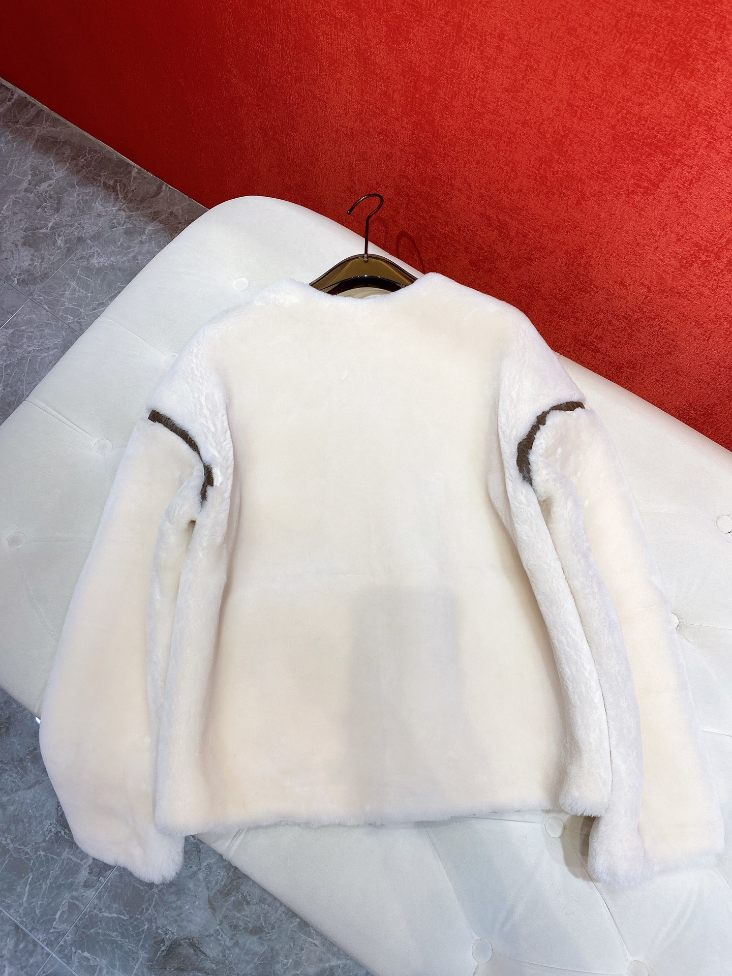Hermes Short White Fur Coat – Paristore